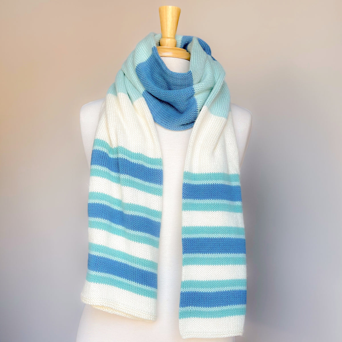 A. Opie Designs - Striped Elements Scarf and Hat 2.0 – Ikigai Fiber